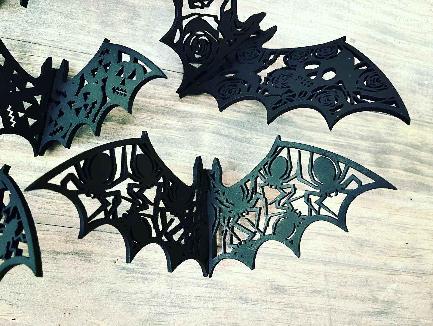 3D Bats Set of 6 Vol. 2 SVG Digital Download for Glowforge or - Etsy
