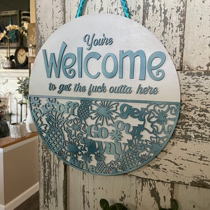 Snarky Adult Pineapple Door Sign SVG Digital Download for Glowforge or ...