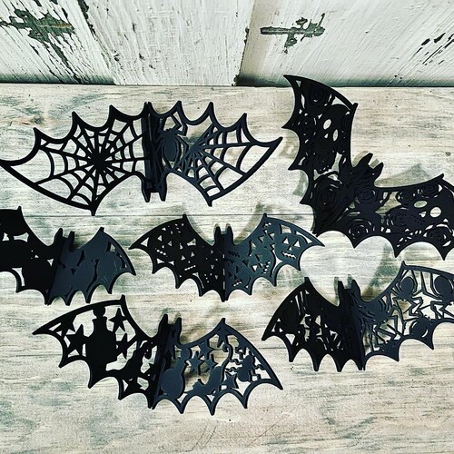 3D Bats Set of 6 SVG Digital Download for Glowforge or - Etsy