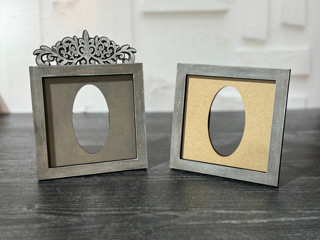 Interchangeable Ornate Standing Sign for Inserts Set of 2 SVG Digital ...