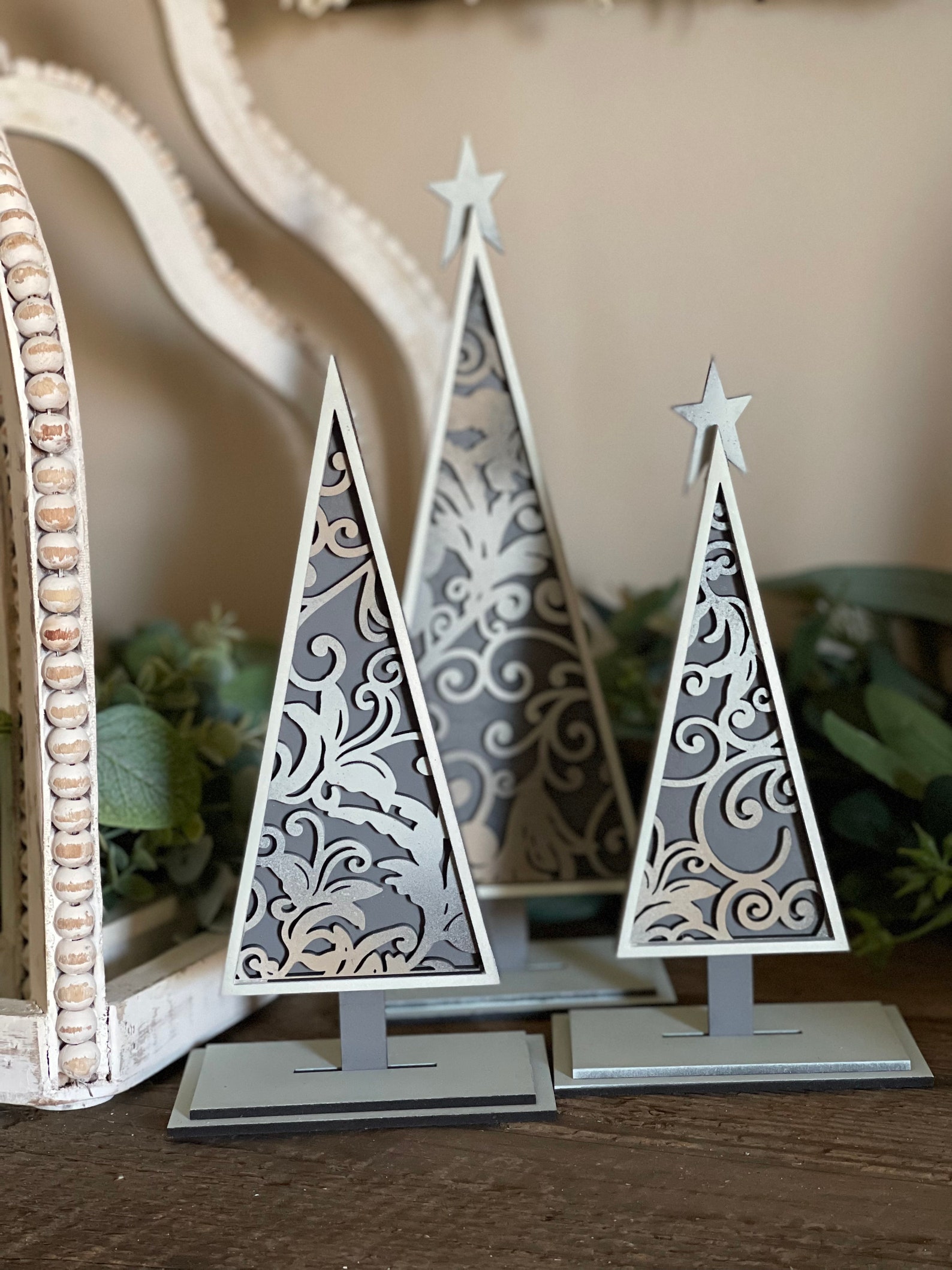 Flourish Farmhouse Christmas Tree Set of 14 SVG Digital Download for ...