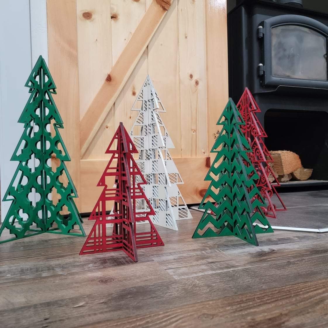 1/4” Large 3D Trees SVG Digital Download for Glowforge or Laser -NOT a ...