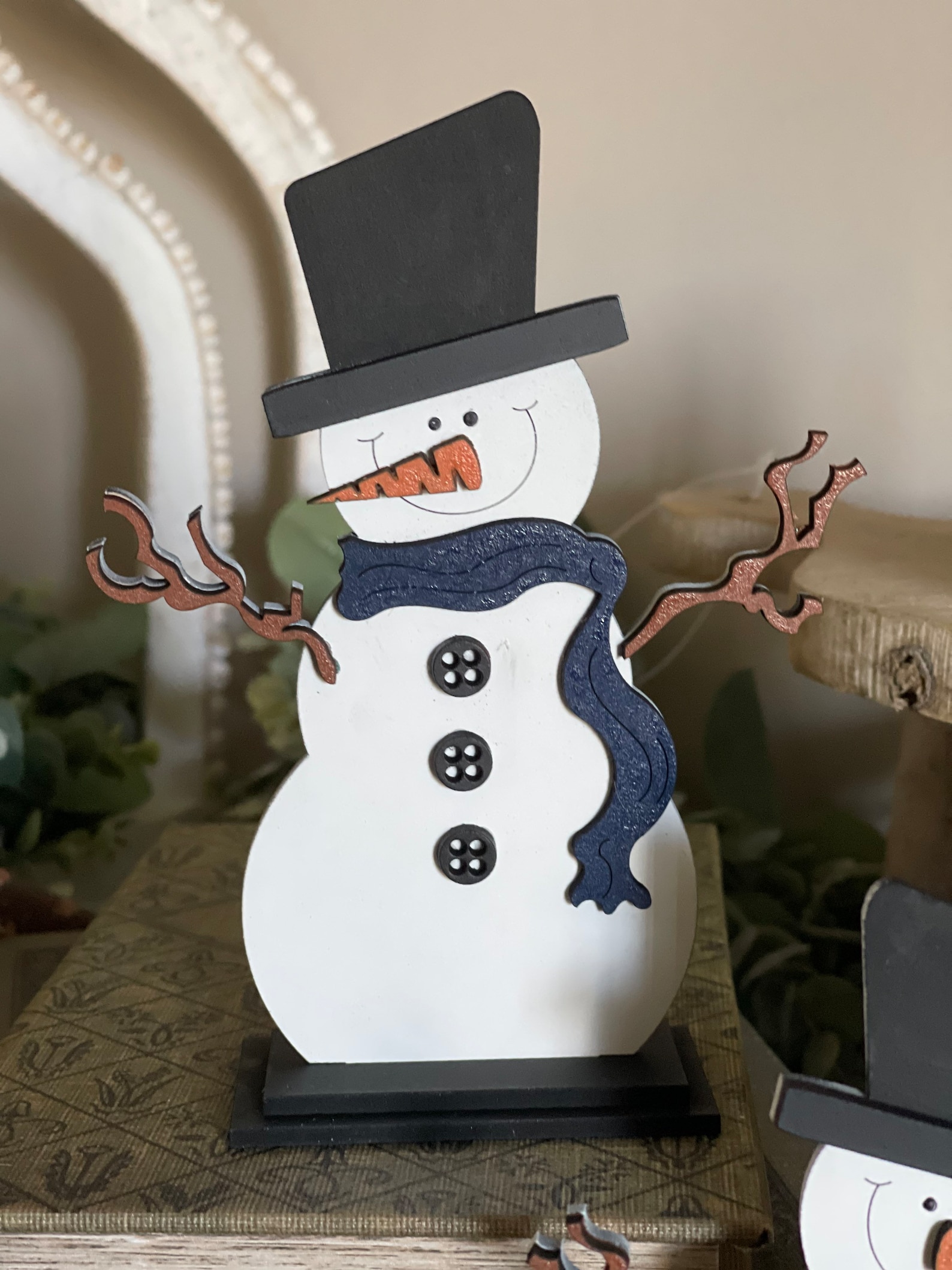 Happy Snowmen Set of 3 SVG Digital Download for Glowforge or - Etsy