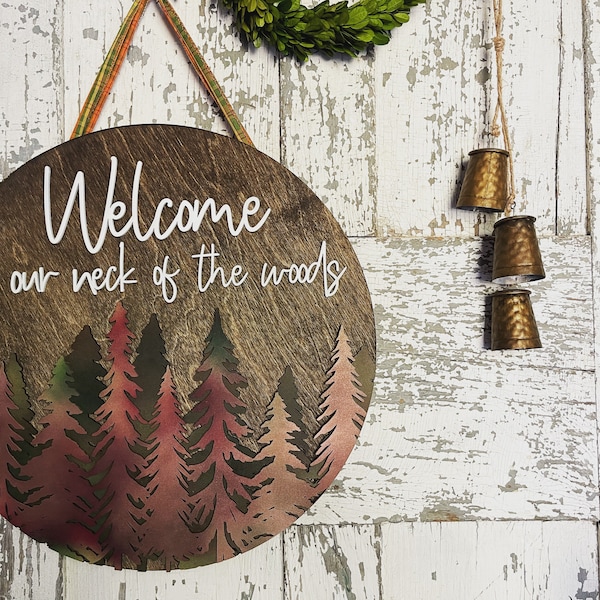 Pine Tree Sign - Etsy