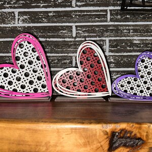 Rattan Cane Hearts Set of 3 SVG Digital Download for Glowforge or Laser ...