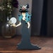 Witch With Crystal Ball SVG Digital Download for Glowforge or Laser for ...
