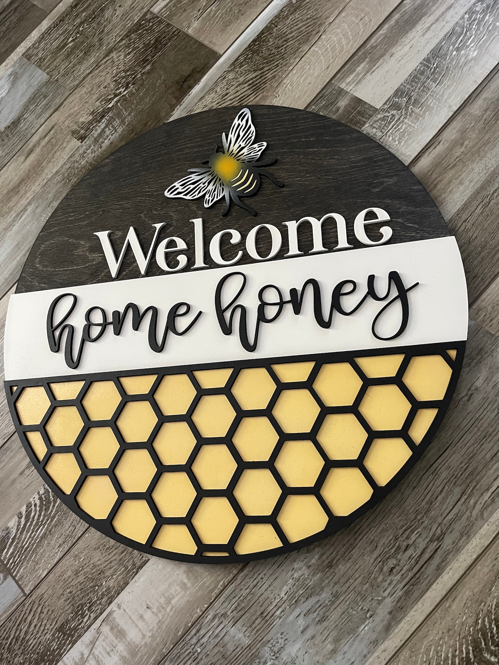 Welcome Home Honey Door Sign SVG Digital Download for | Etsy Canada