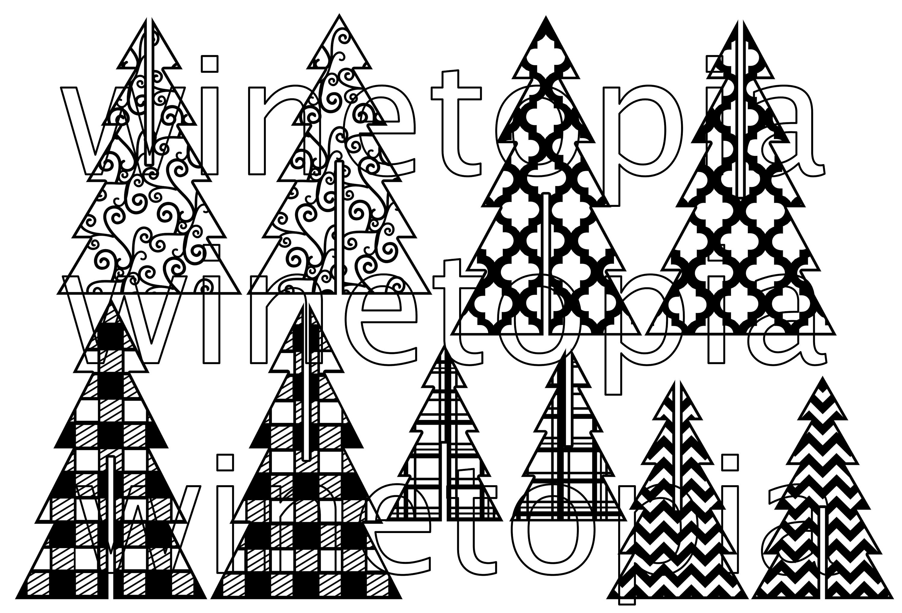 1/4” Large 3D Trees SVG Digital Download for Glowforge or Laser -NOT a ...