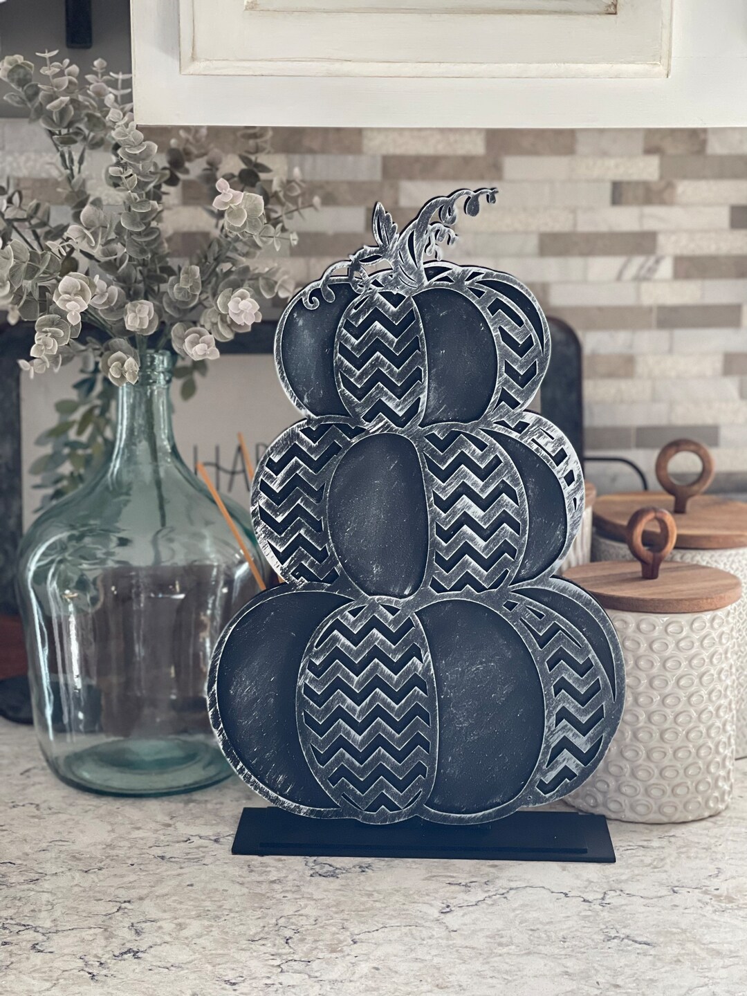 Chevron Stacked Pumpkins SVG Digital Download for Glowforge or Laser - Etsy