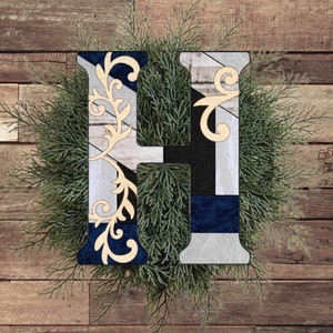 Shiplap Flourish Alphabet SVG Bundle Set of 26 Letters and Backers for ...