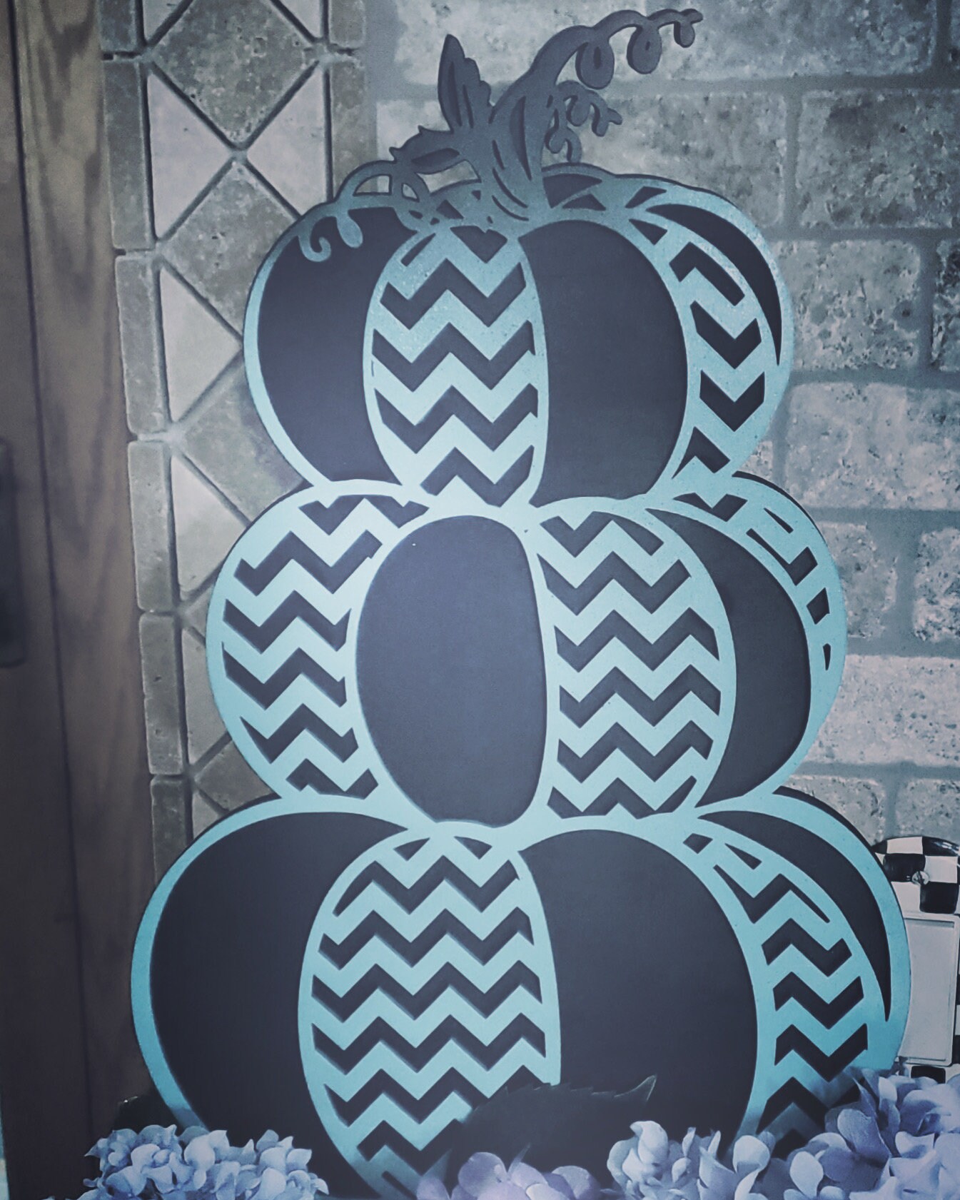 Chevron Stacked Pumpkins SVG Digital Download for Glowforge or - Etsy