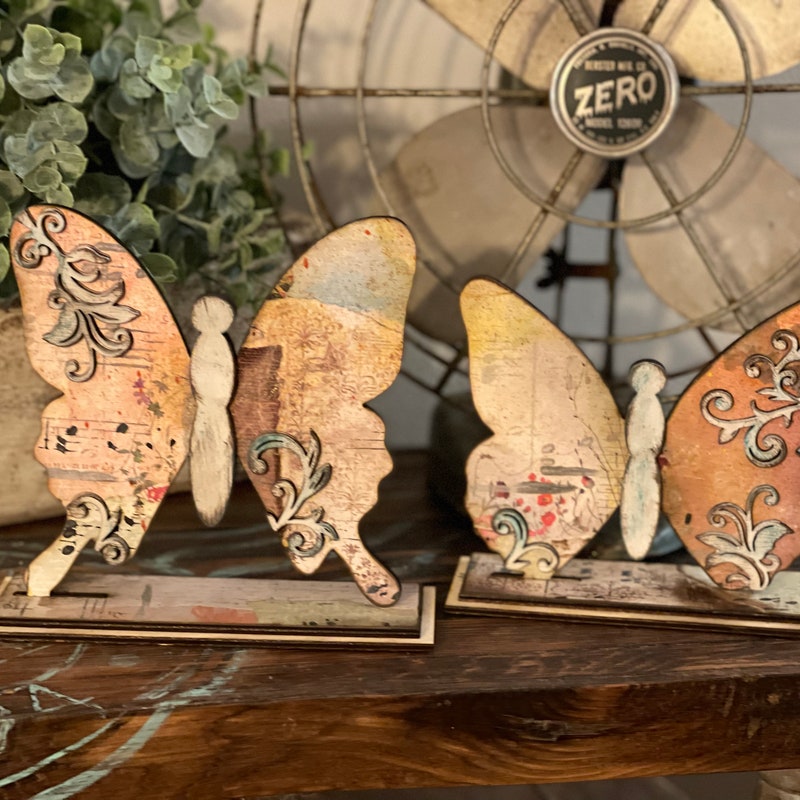 Butterfly Flourish - Etsy