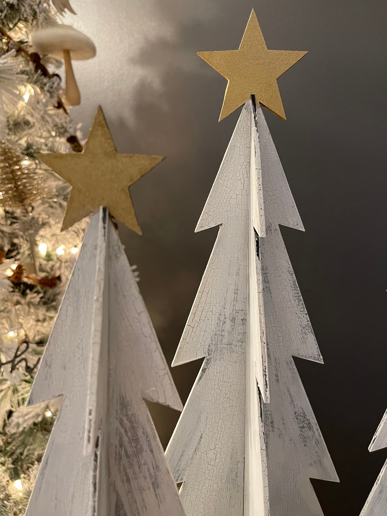 3D Farmhouse Style Trees With Stars Set of 3 SVG Digital - Etsy