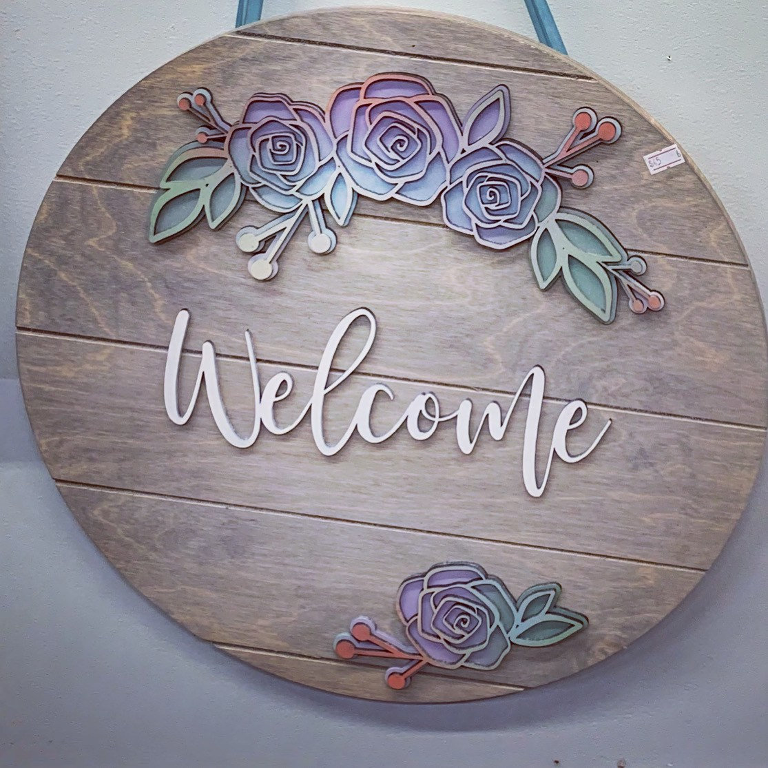 Scarlett Rose Floral File for Round Signs SVG Digital - Etsy