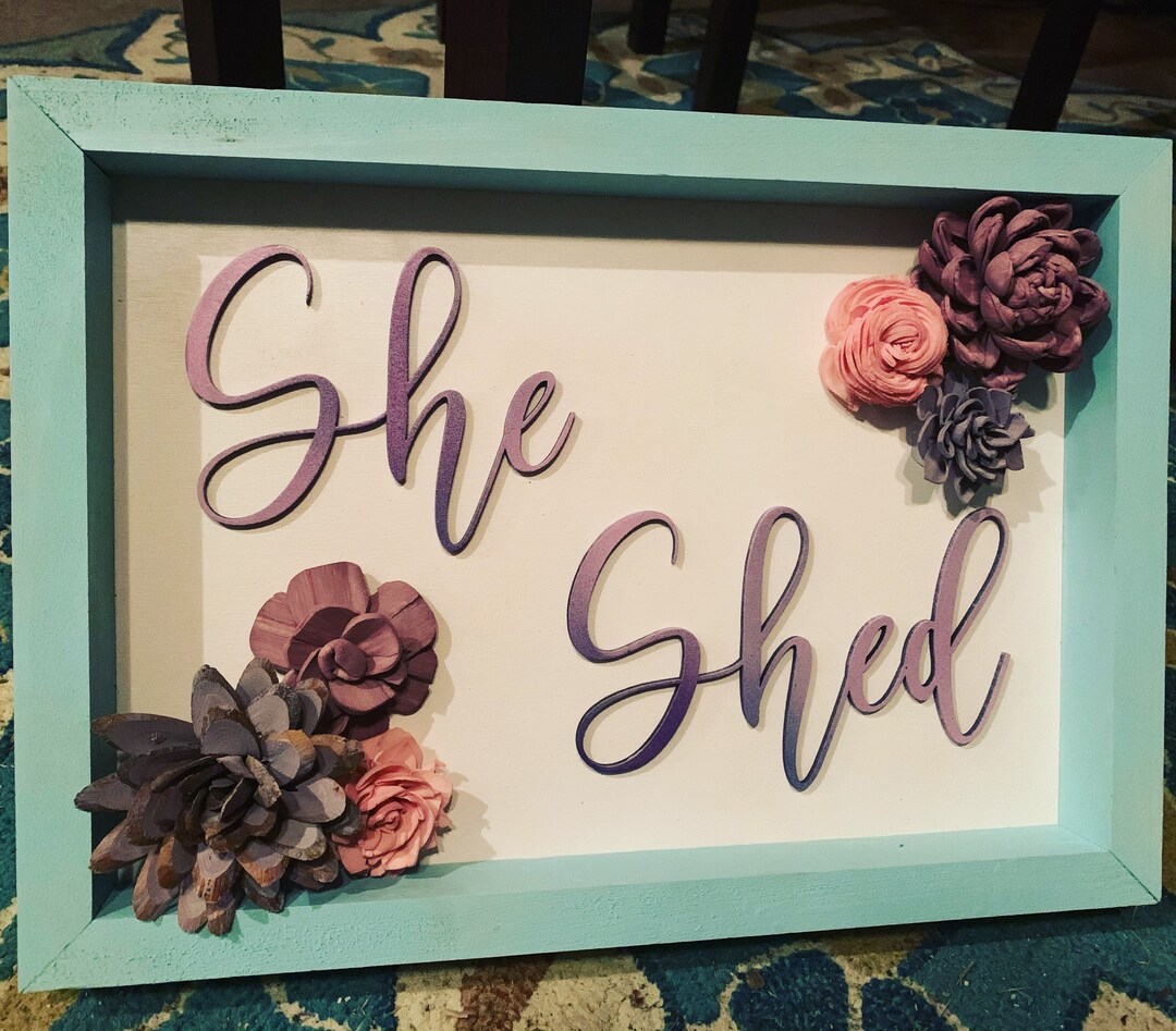 She Shed Digital File for Sign Making SVG, PNG, PDF, Jpeg Files ...