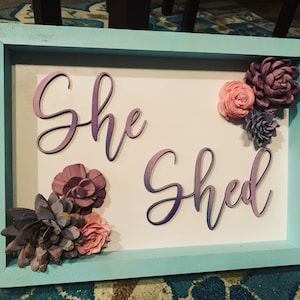 She Shed Digital File for Sign Making SVG, PNG, PDF, Jpeg Files ...