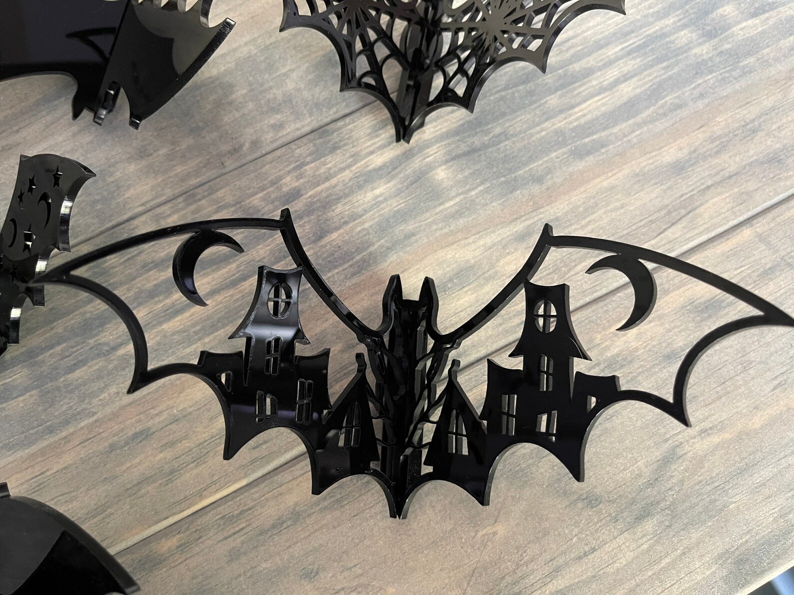 3D Bats Set of 6 SVG Digital Download for Glowforge or - Etsy