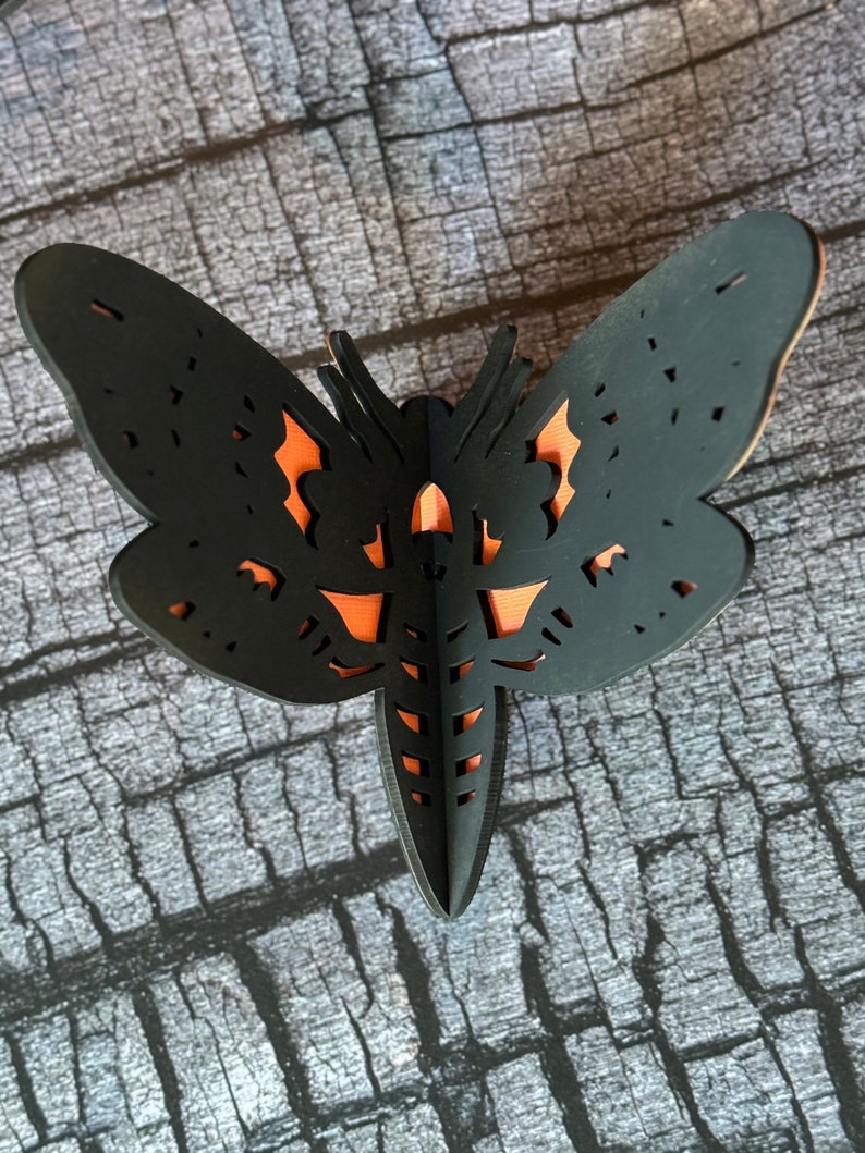 3D Moths SVG Set of 3 Digital Download for Glowforge or Laser for 1/8 ...