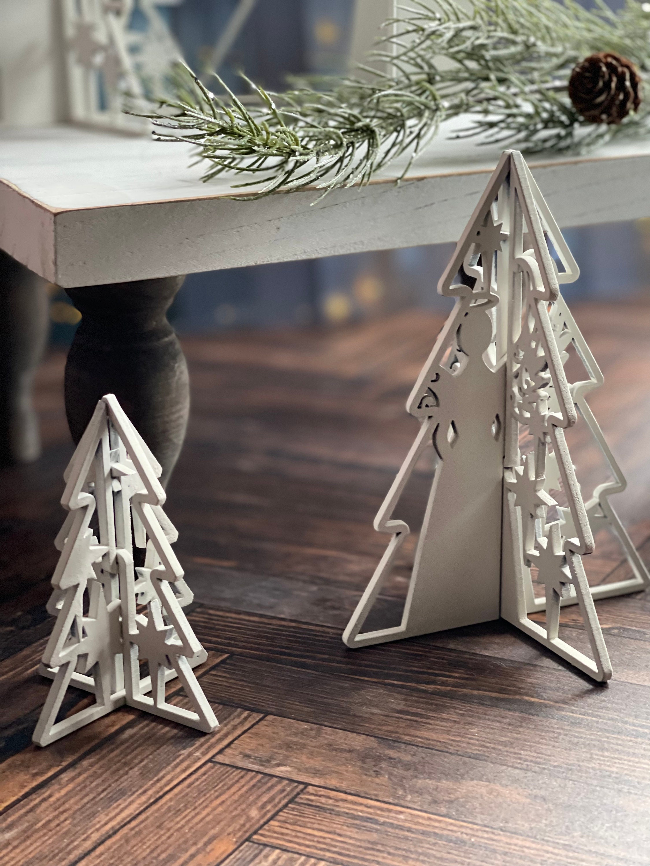 3D Angel Trees Set of 5 SVG Digital Download for Glowforge or - Etsy