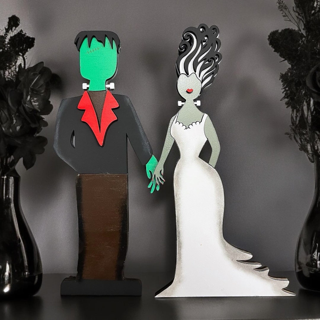Frankenstein & Bride SVG Digital Download for Glowforge or Laser for 1/ ...