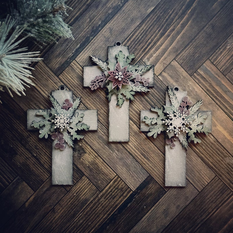 Cross Ornament - Etsy