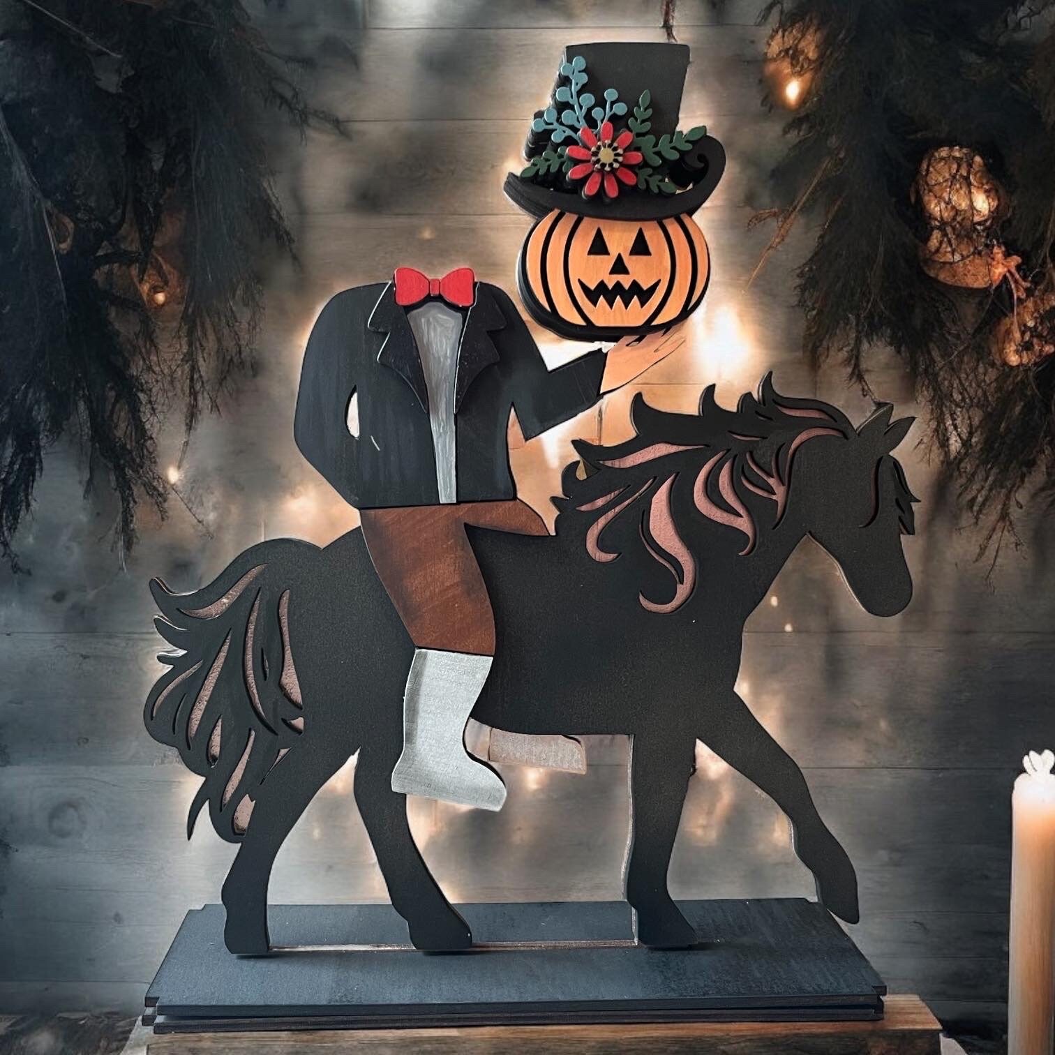 Headless Horseman Shelf Sitter SVG Digital Download for Glowforge or ...