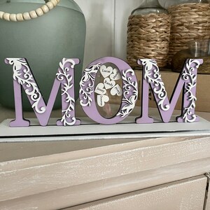 Mom Sign SVG Mothers Day Sign Digital Download for Glowforge or Laser ...