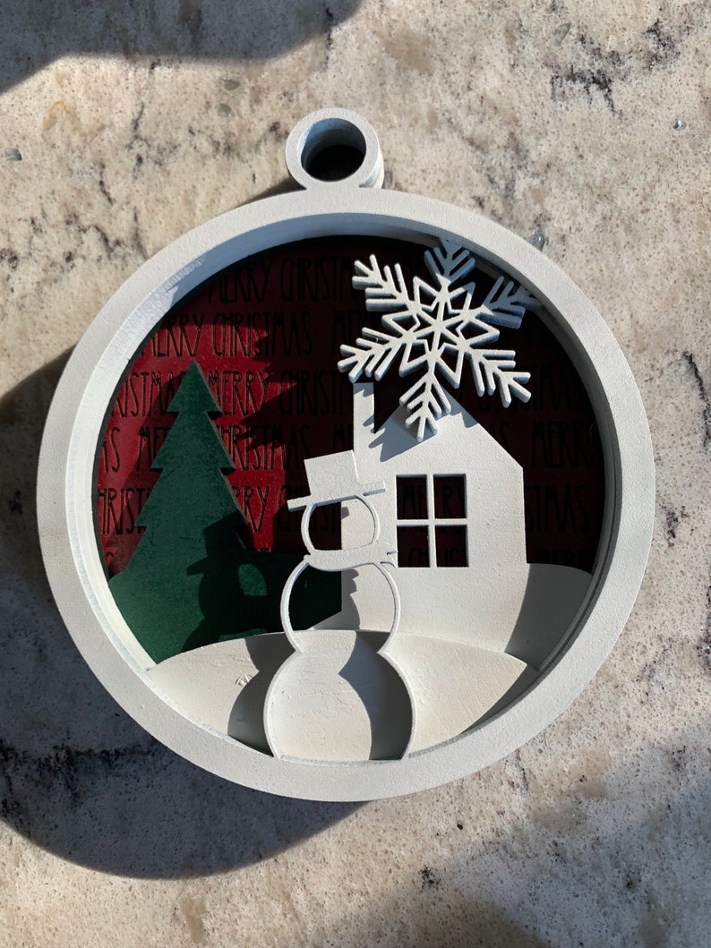 Design Your Own Ornament Set -10 Pieces SVG Digital File for Glowforge ...