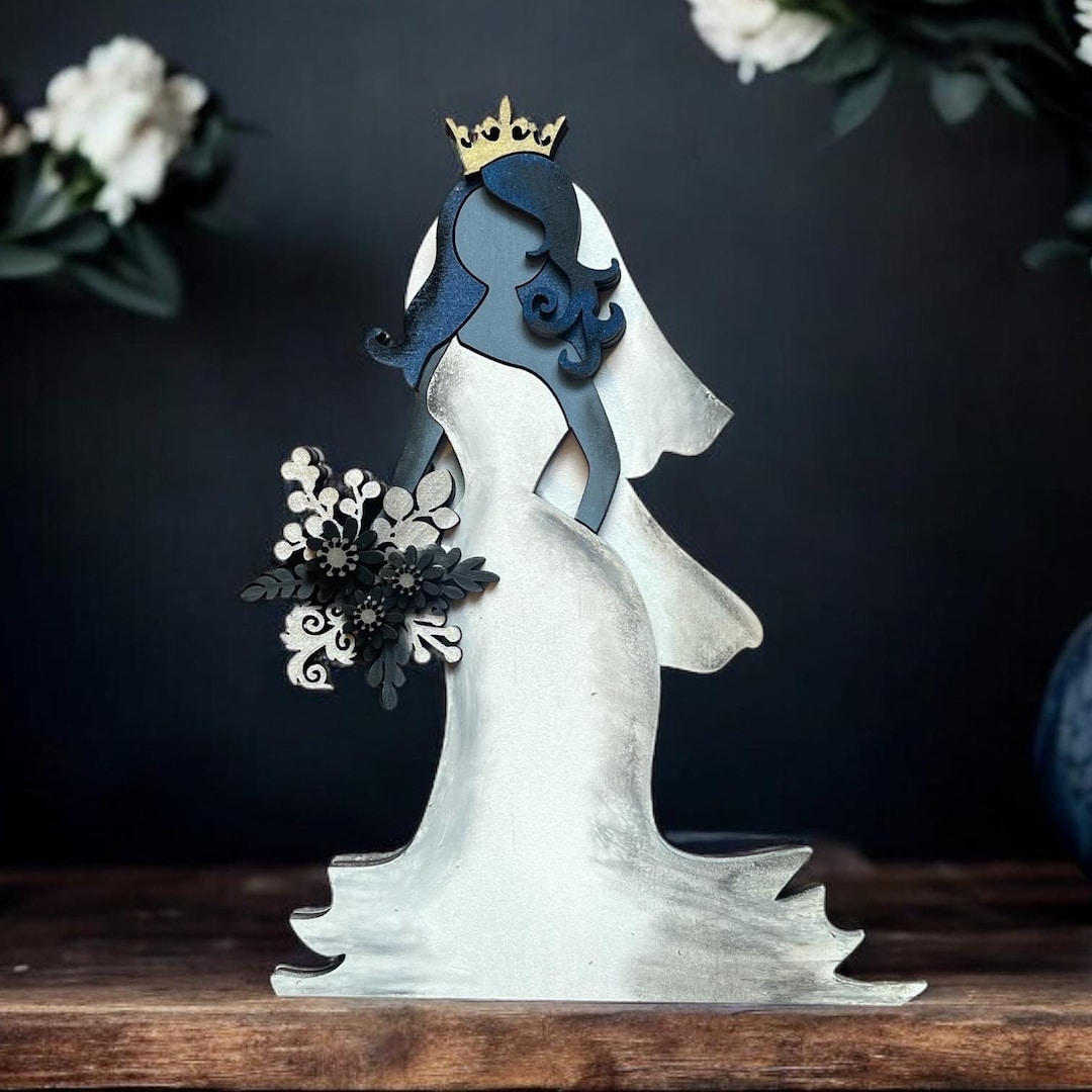 Zombie Bride Shelf Sitter SVG Digital Download for Glowforge or Laser 1 ...