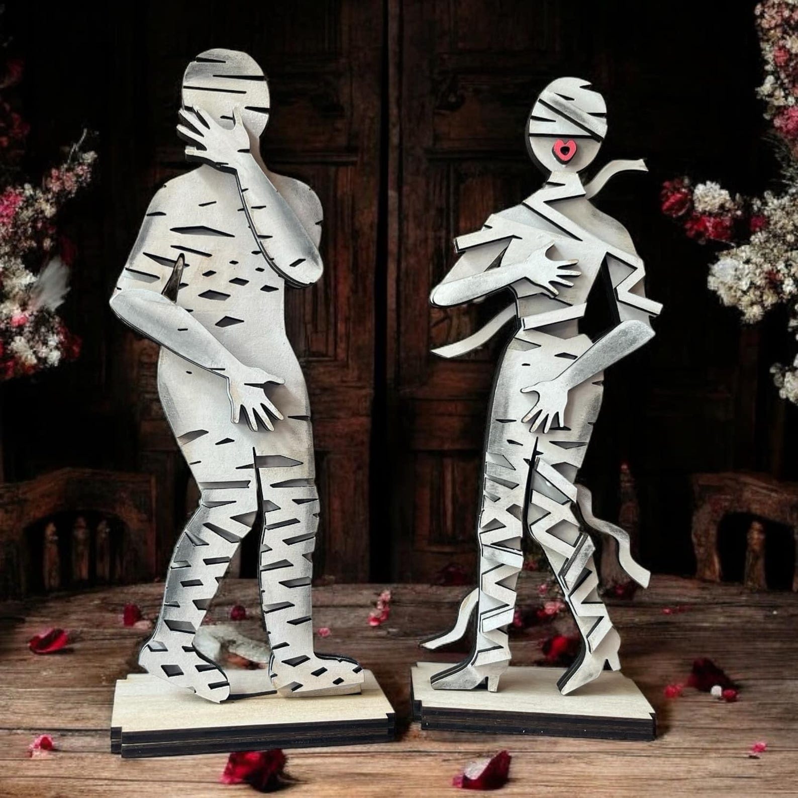 Funny Mummies Couple SVG Digital Download for Glowforge or Laser for 1/ ...