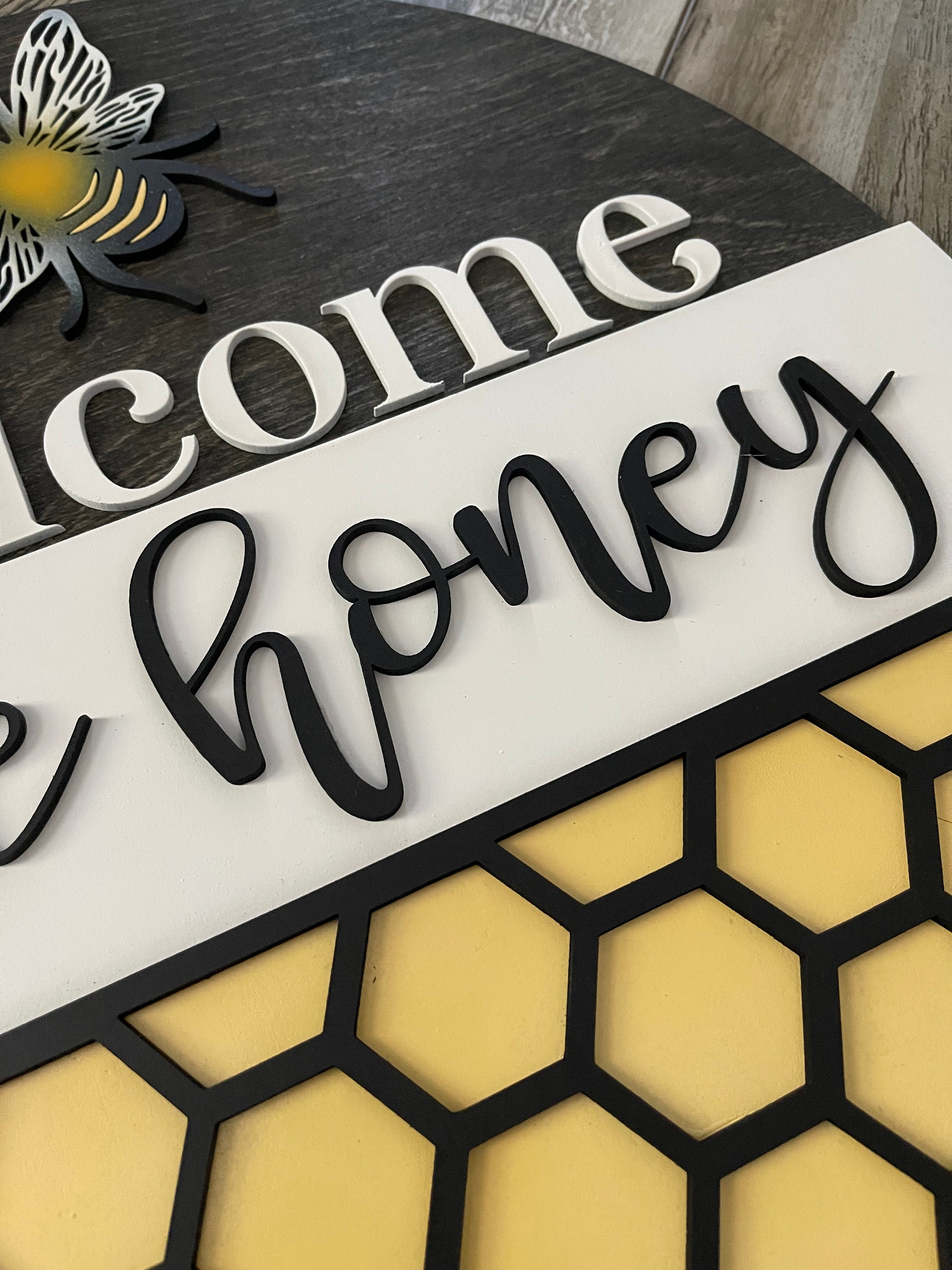 Welcome Home Honey Door Sign SVG Digital Download for - Etsy