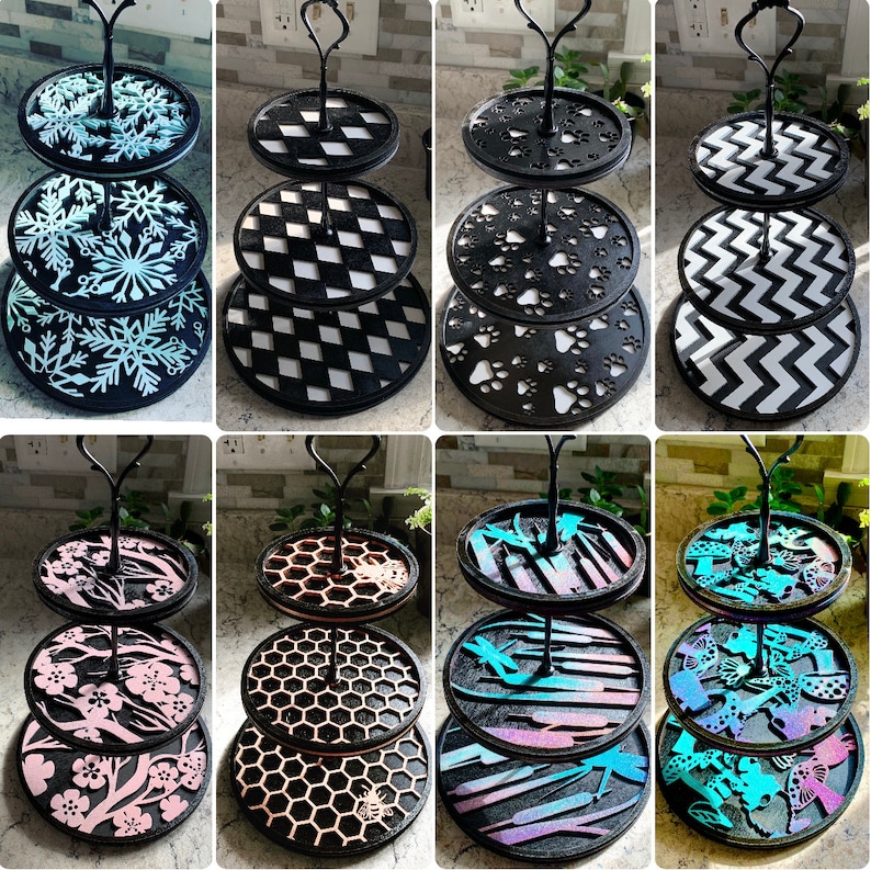 Tiered Tray Bundle Set of 8 Volume 2 SVG Digital Download for - Etsy