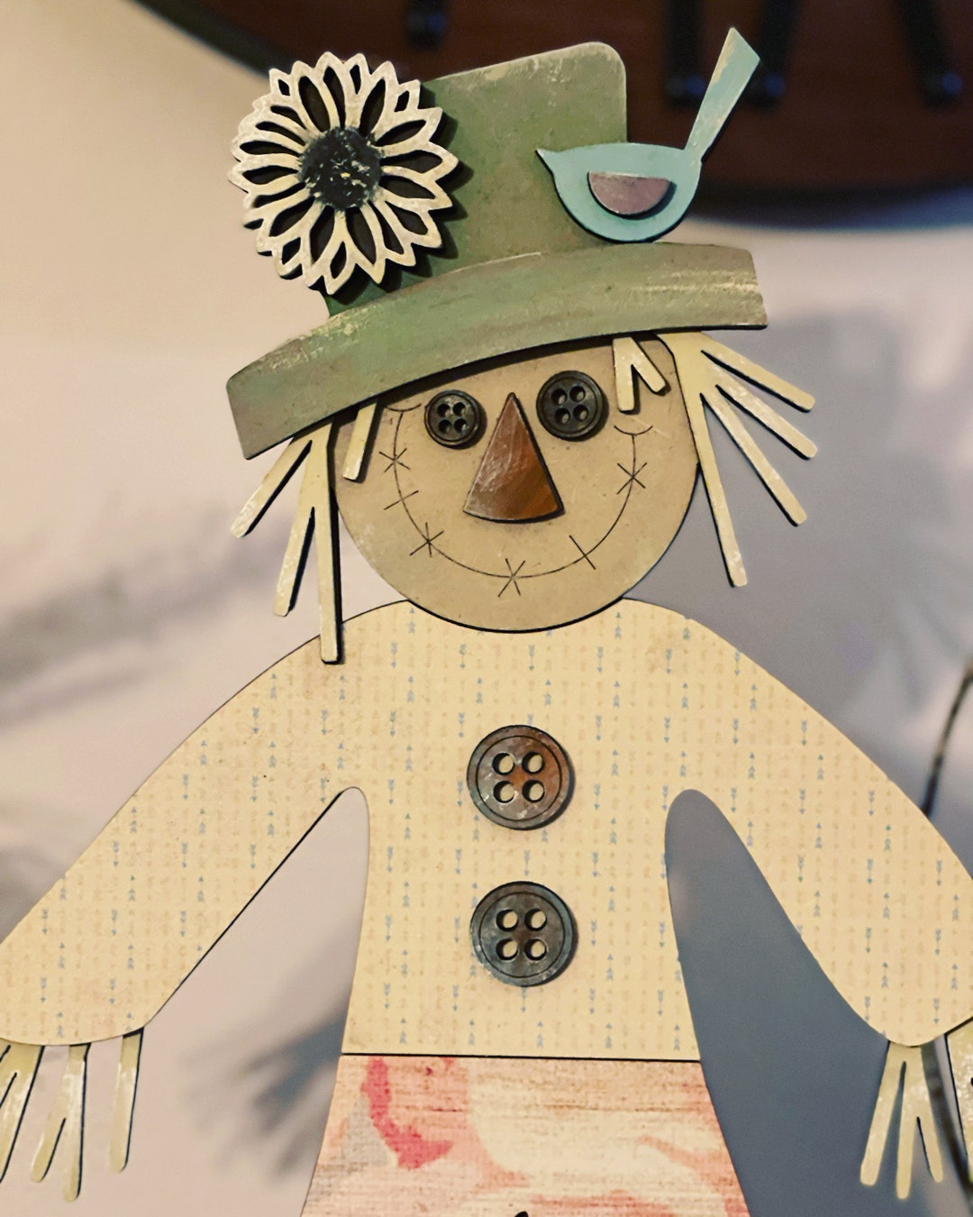 Primitive Scarecrow SVG Digital Download for Glowforge or Laser for 1/8 ...