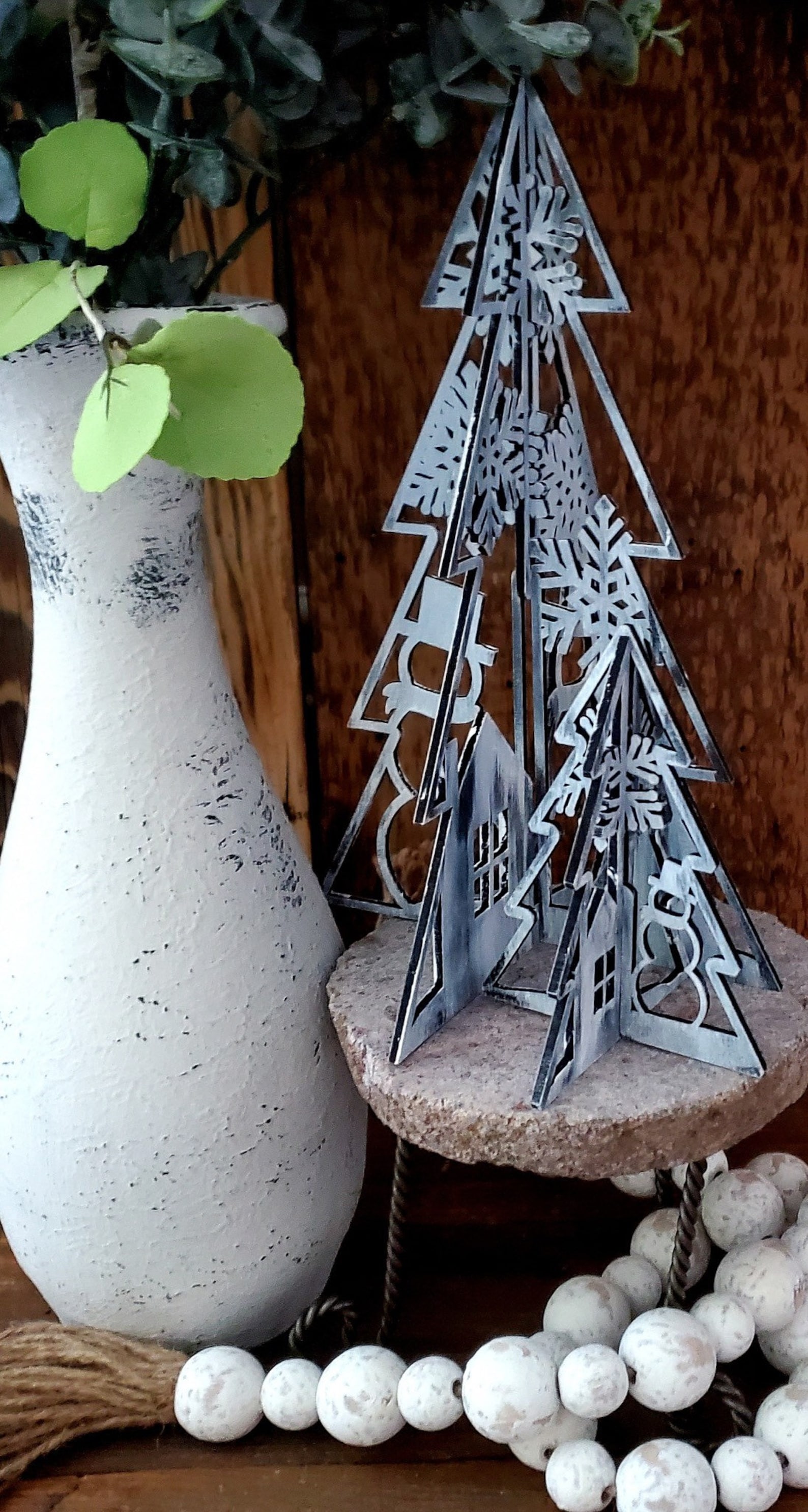 3D Winter Scene Trees Set of 5 SVG Digital Download for - Etsy