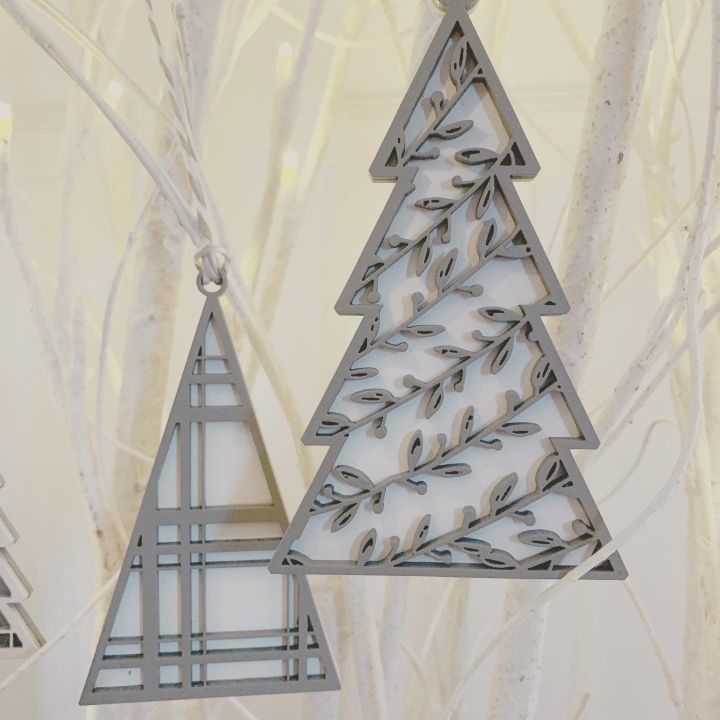 Christmas Tree Ornament Digital File SVG for Glowforge 6 - Etsy Canada