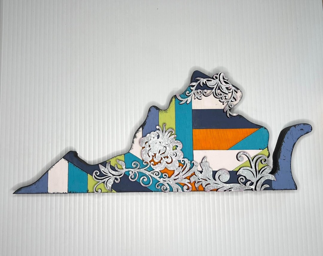 Rustic Farmhouse Virginia Sign SVG Digital Download for Glowforge or ...