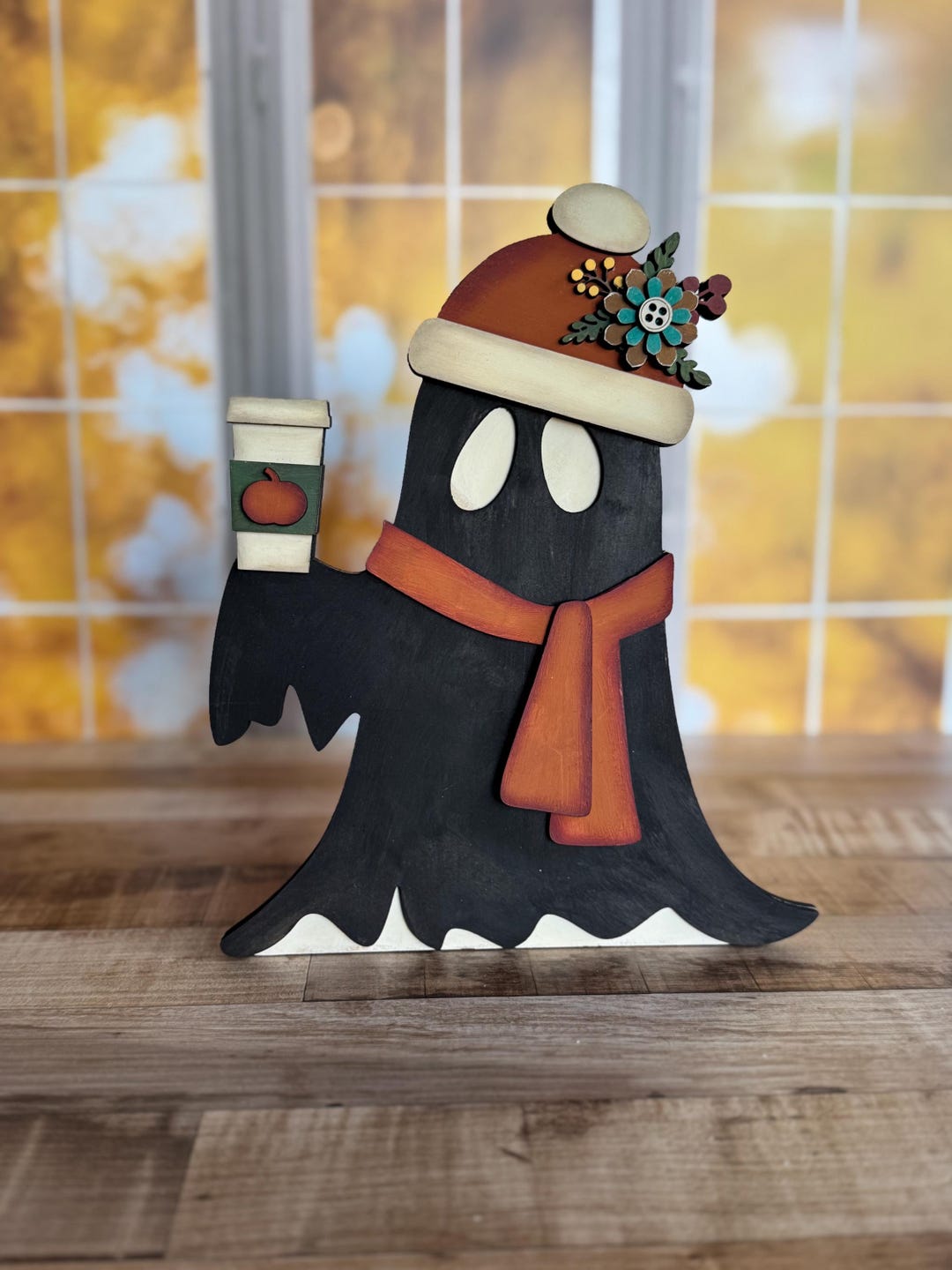 Cozy Pumpkin Spice Latte Ghost SVG Digital Download for Glowforge or ...