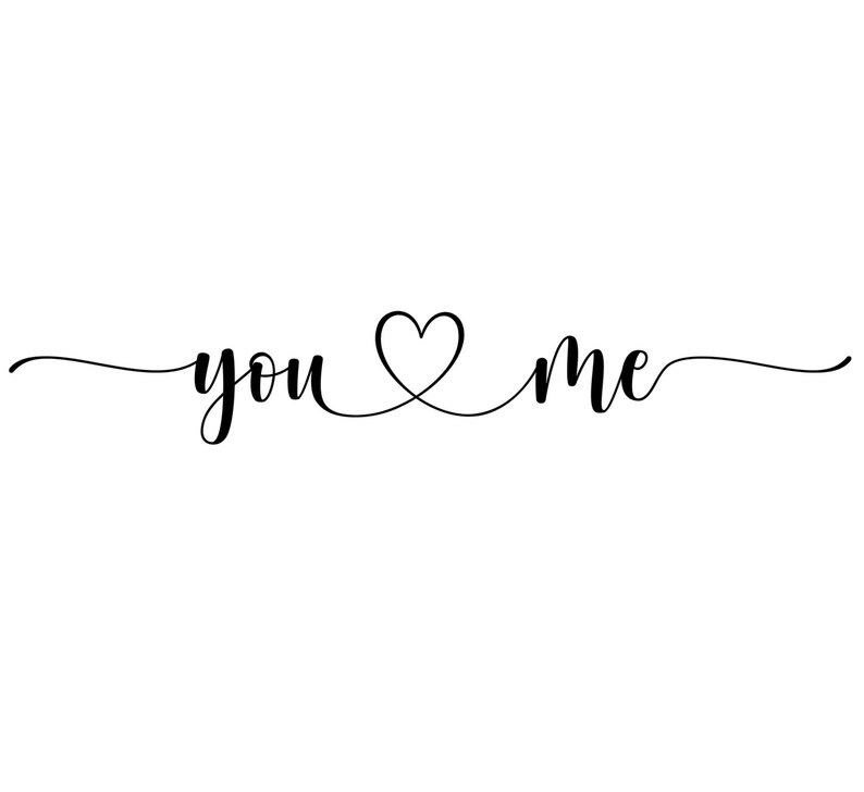 You Heart Me Digital File SVG, PNG, PDF, Jpeg Files Included for Sign ...
