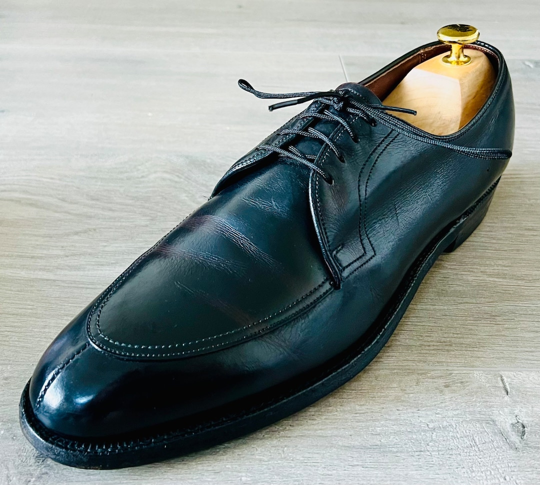Breather Wright Black Smooth Calf Norwegian Split Toe NST Oxford Shoes ...