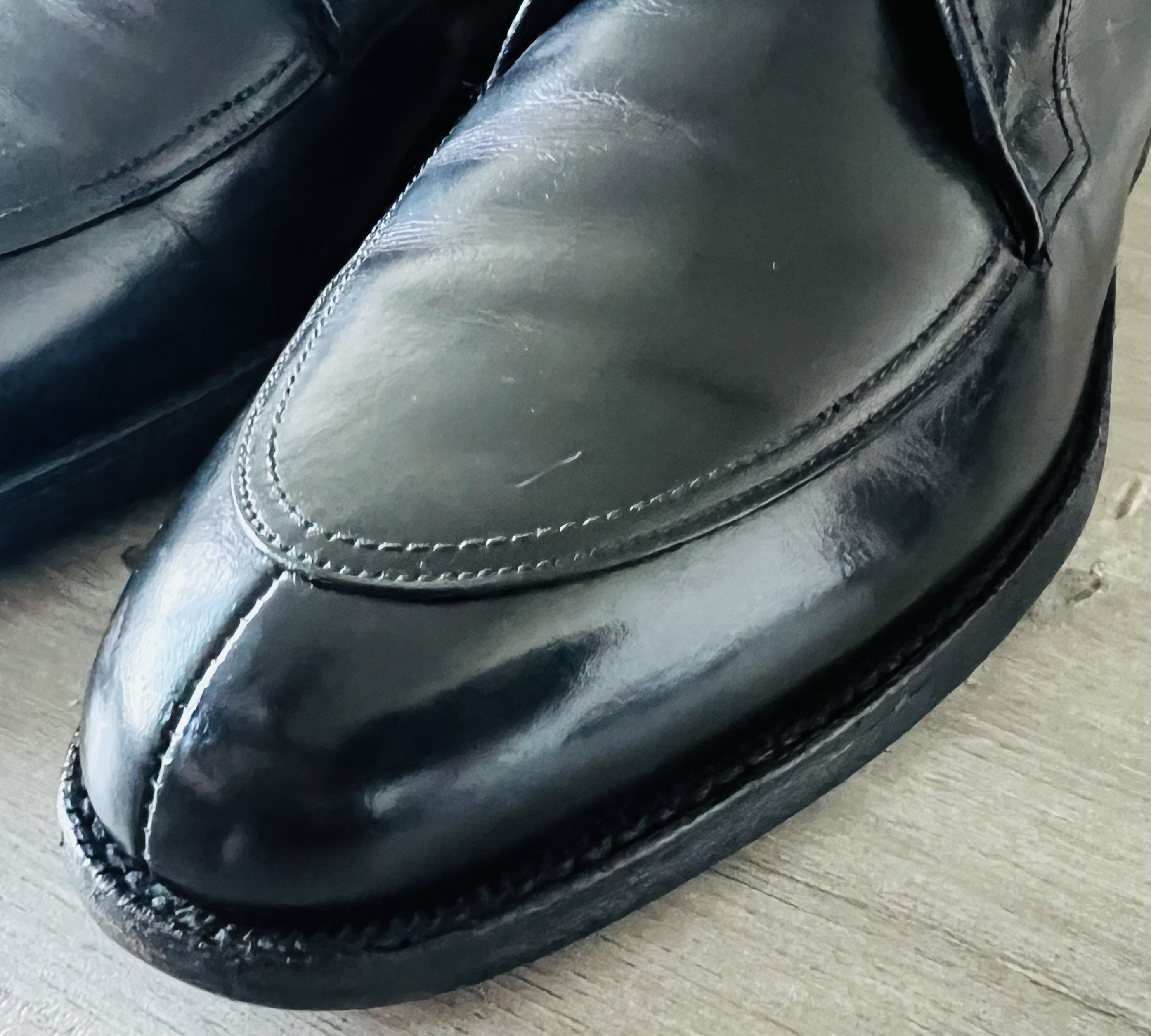 Breather Wright Black Smooth Calf Norwegian Split Toe NST Oxford Shoes ...