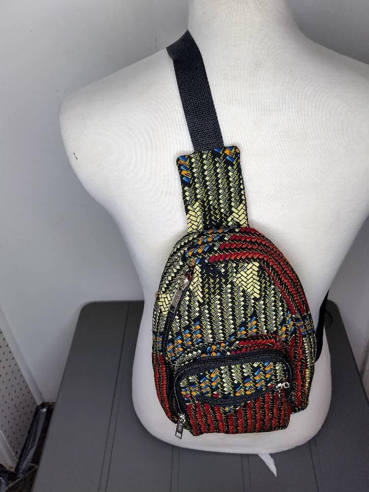 African Ankara Sling Bag - Etsy