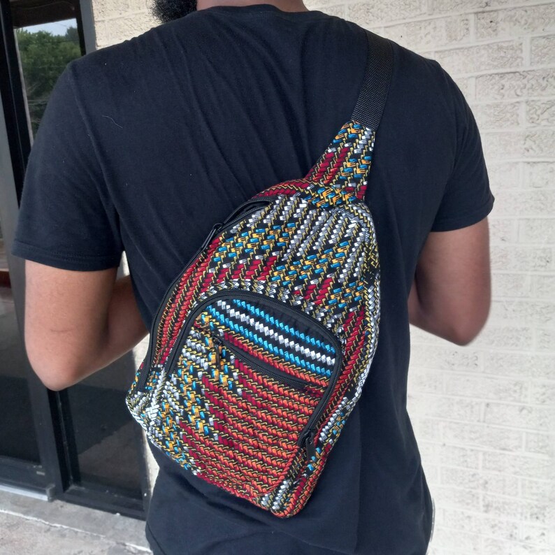 African Ankara Sling Bag | Etsy