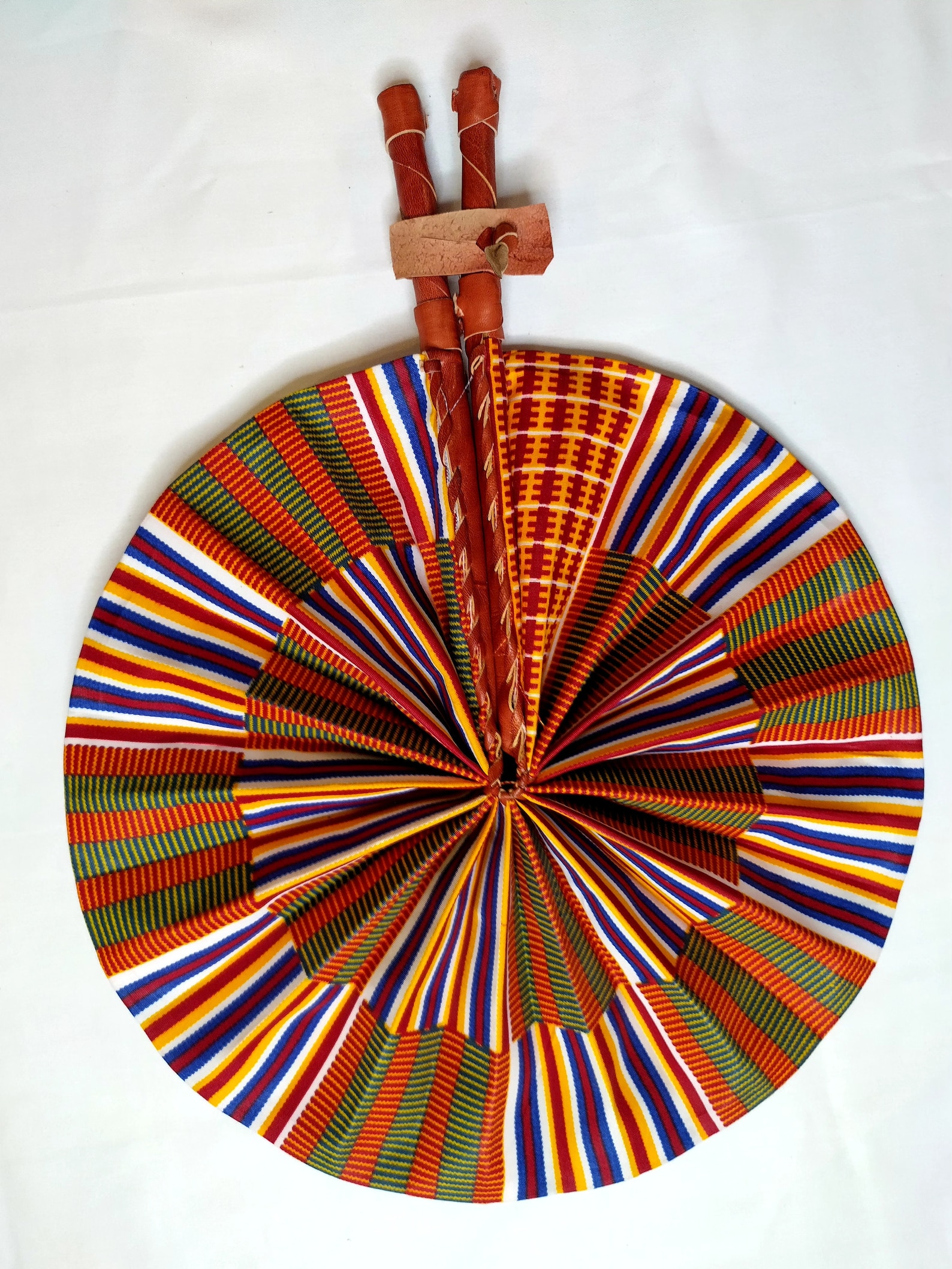 Ankara Print Hand-fan Made in Ghana - Etsy