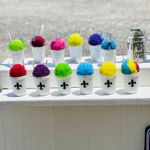 1:6 Scale Miniature New Orleans Style Snowballs Snowcones - Etsy
