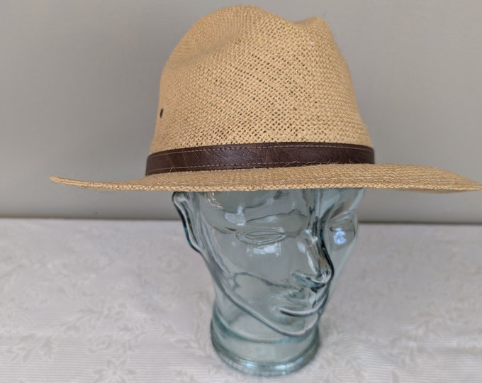 Vintage Pendleton Straw Hat Style Number AB164-80716 in a Natural Color ...