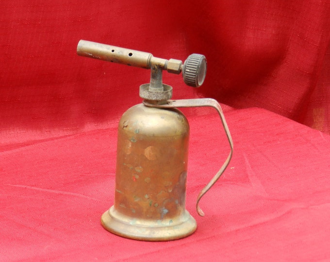 Vintage Small Brass Alcohol Blowtorch 04402 - Etsy