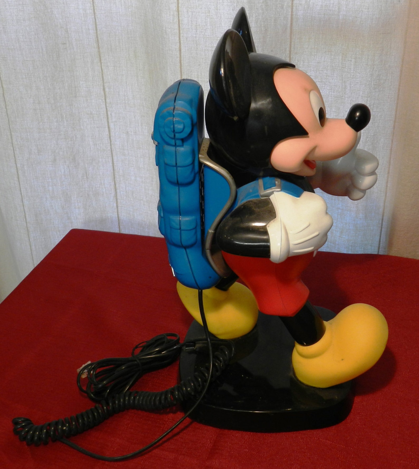 Vintage Mickey Mouse Back Pack Touchtone Phone by Tyco 03109 - Etsy