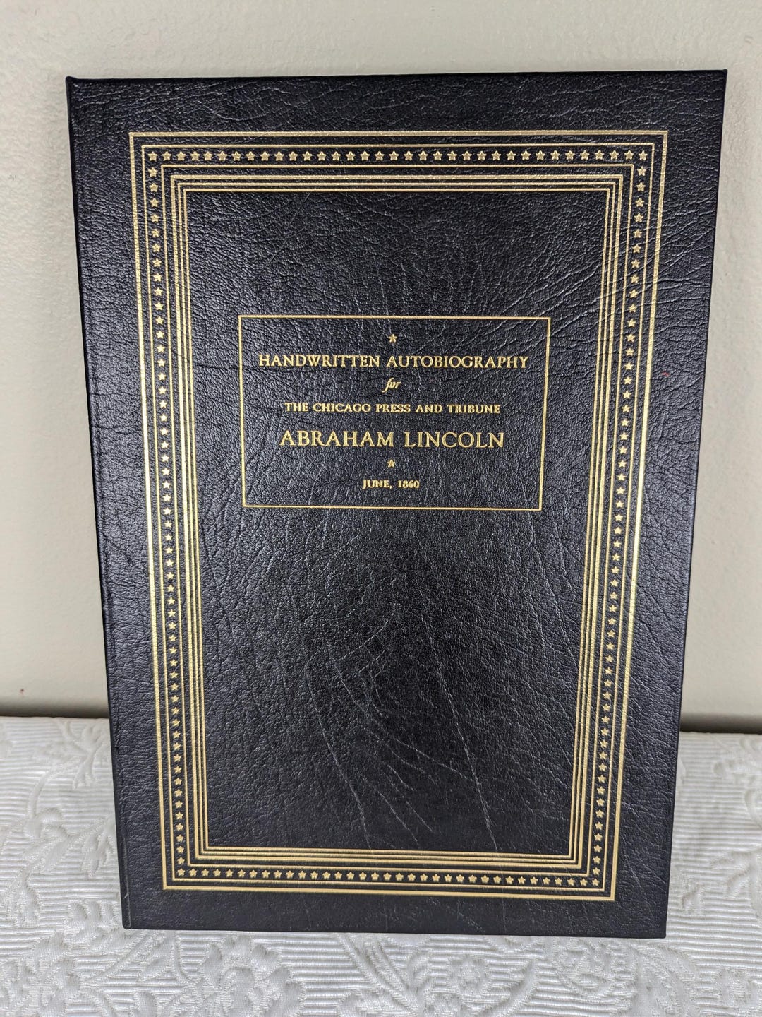 Handwritten Autobiography for the Chicago Press and Tribune Abraham ...