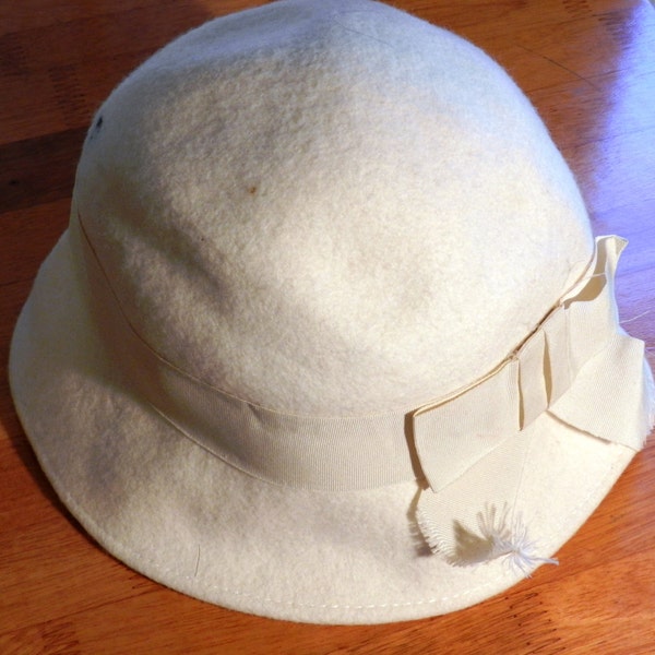Vintage Ivory Hat - Etsy