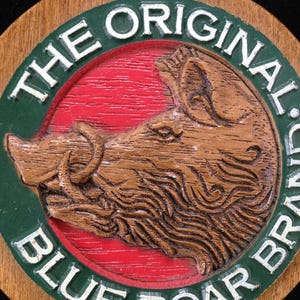 Tap Handle for Weinhard's 'the Original Blue Boar Brand' Ale Wood and ...